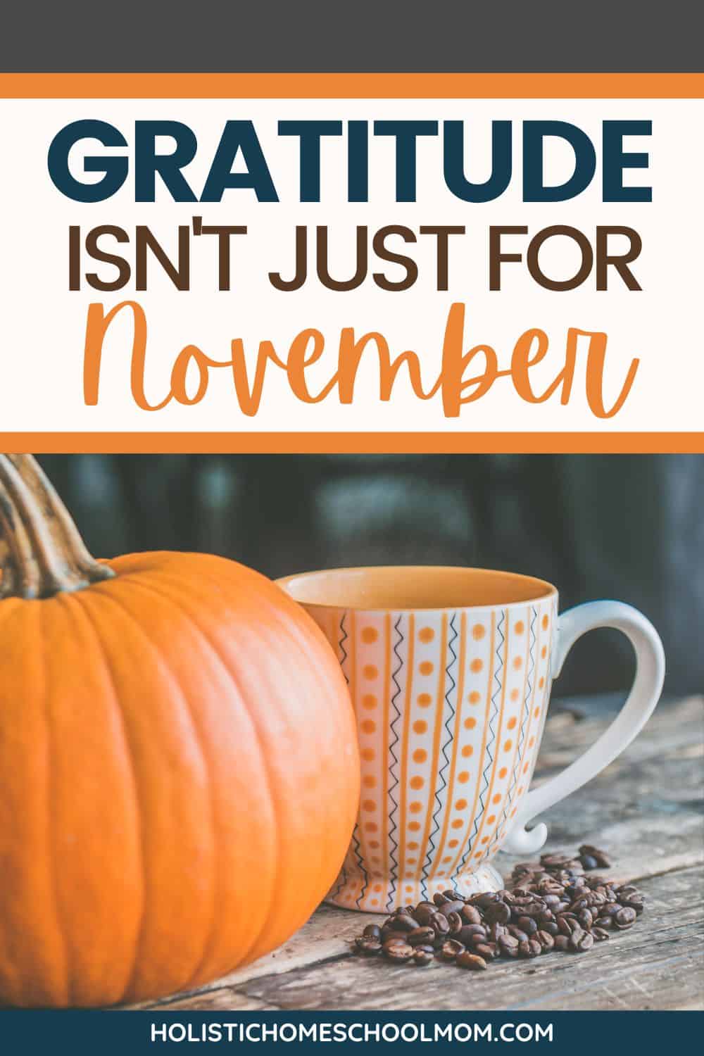 Gratitude Isn't Just for November - Holistic Homeschool Mom