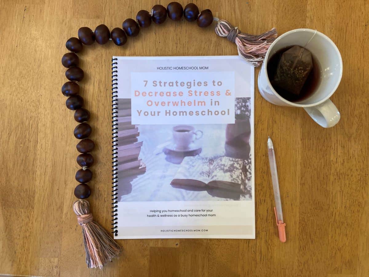 Decrease Homeschool Stress and Overwhelm - Holistic Homeschool Mom