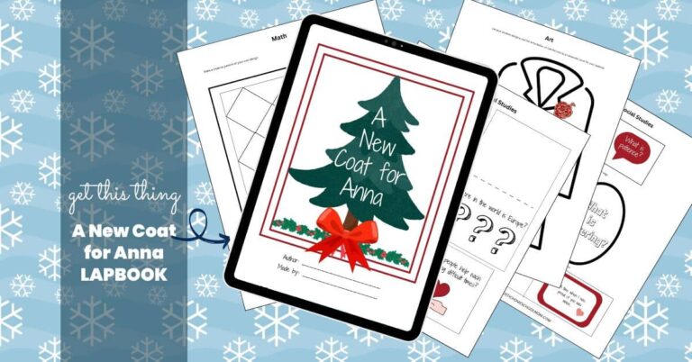 A New Coat for Anna Lapbook - Holistic Homeschool Mom