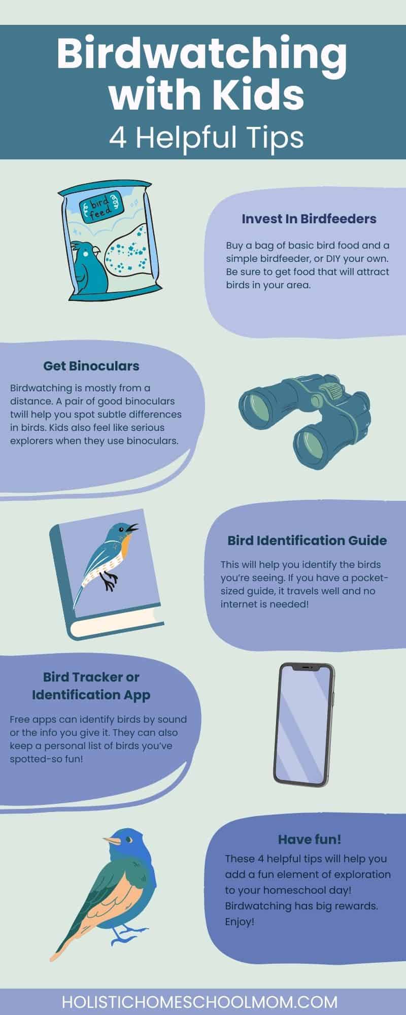 Birdwatching with Kids: 4 Tips You Should Know - Holistic Homeschool Mom