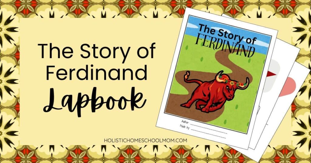 The Story of Ferdinand Lapbook - Holistic Homeschool Mom
